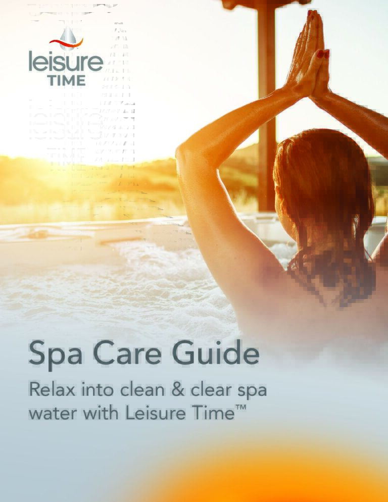 Home Page | Leisure Time® Spa Care